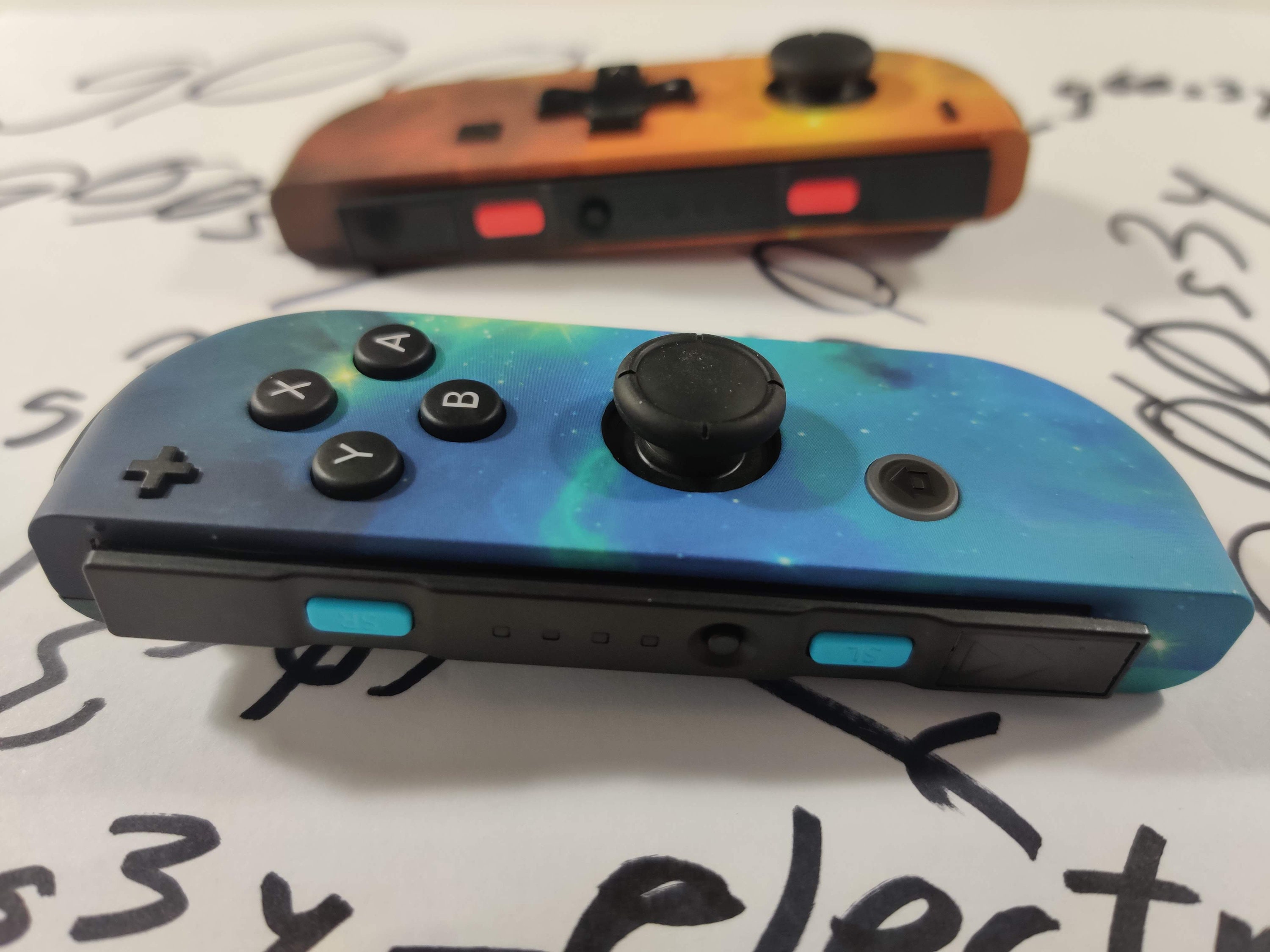New Nintendo Switch Custom Galaxy Styled DPAD Joycons and | Etsy