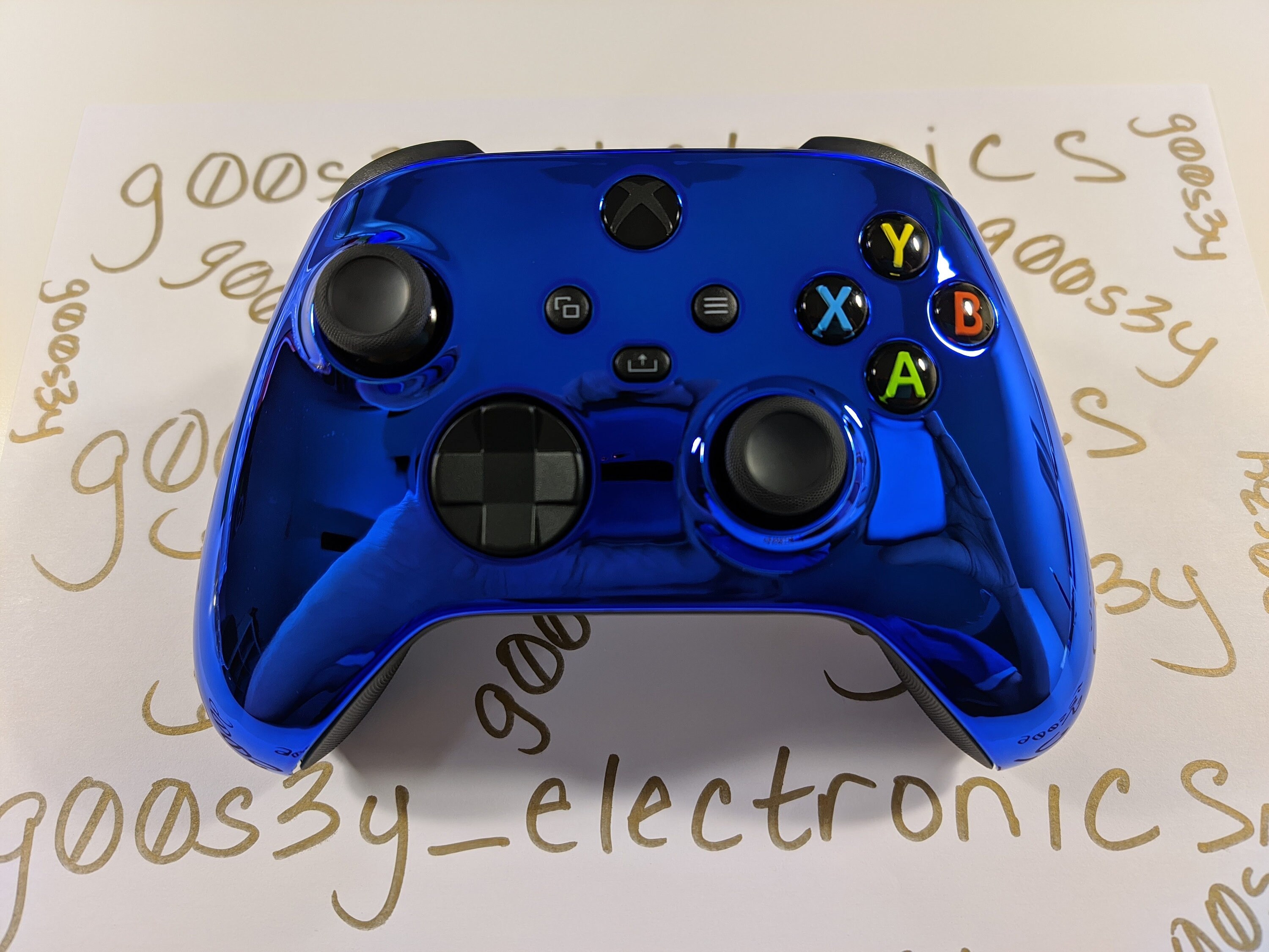 Xbox Controller Blue Chrome