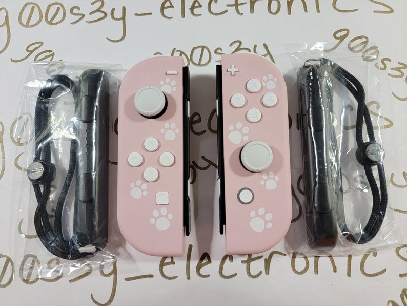 New Nintendo Switch Custom Cat Paw Joycons With White Buttons | Etsy