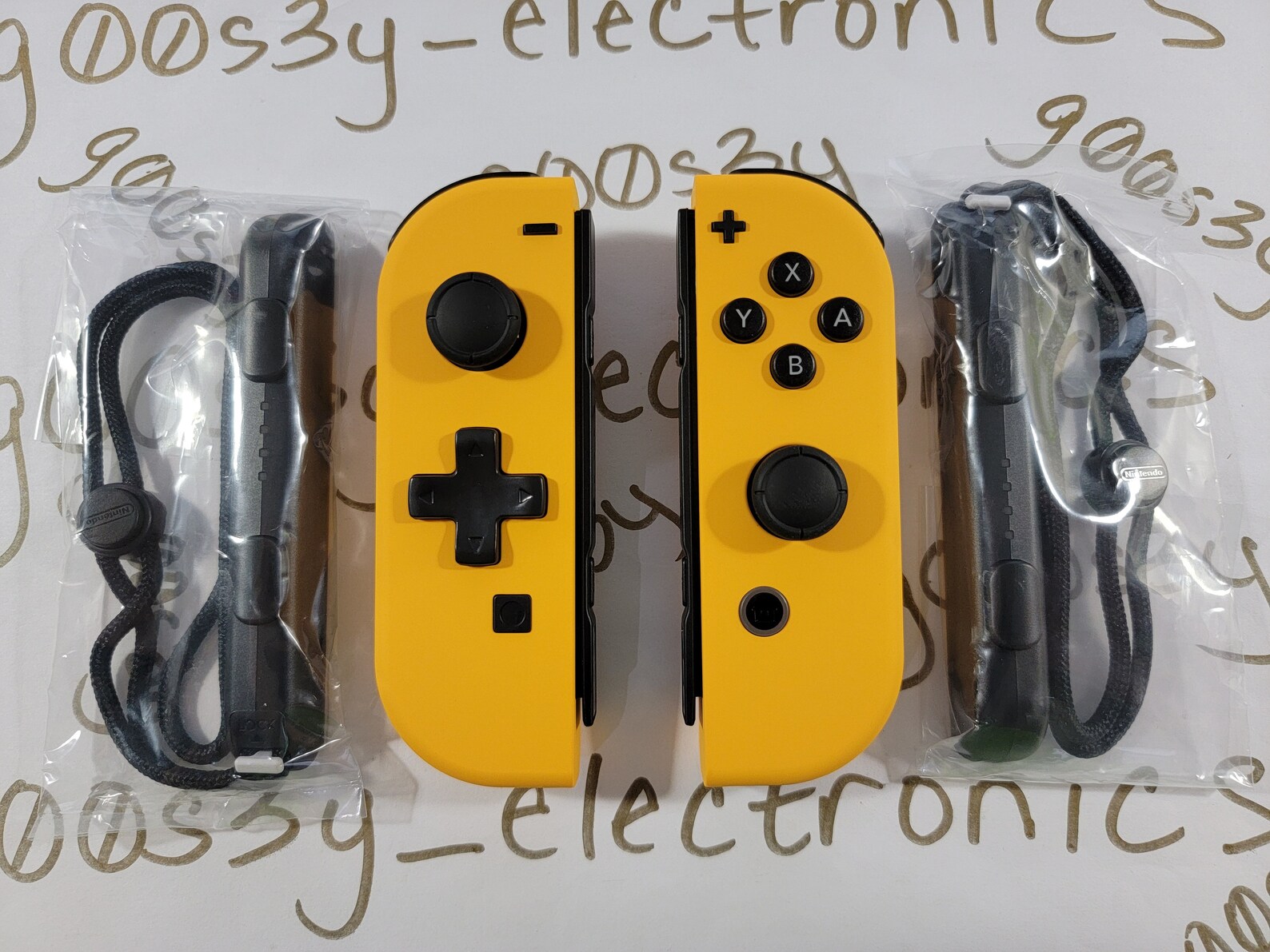 New Nintendo Switch Custom Caution Yellow DPAD Joycons and - Etsy