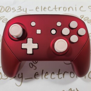 New Nintendo Switch Custom Metallic Red Pro Controller CHOOSE BUTTON ...