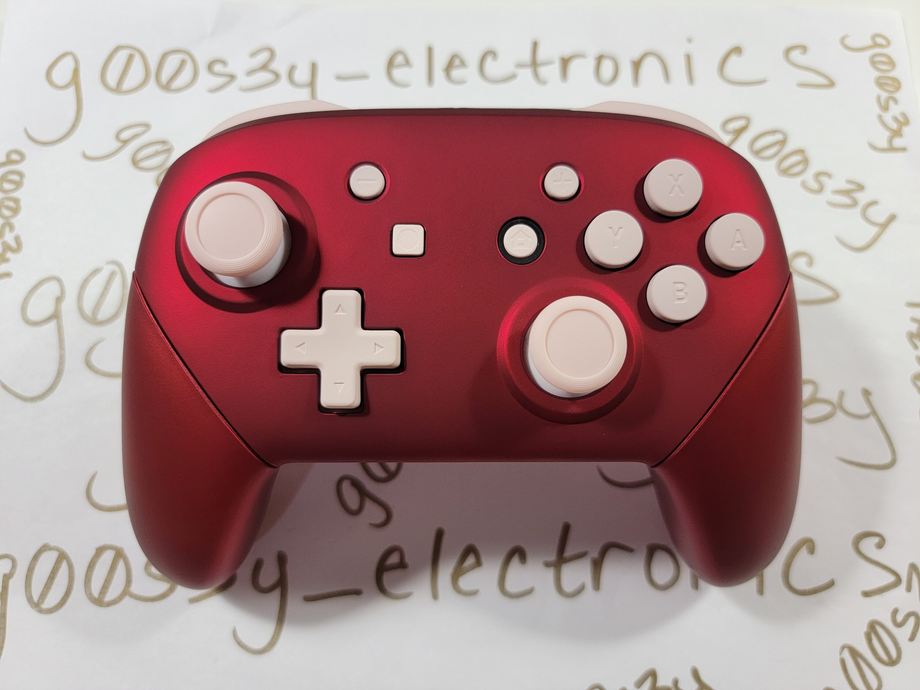 New Nintendo Switch Custom Metallic Red Pro Controller | Etsy