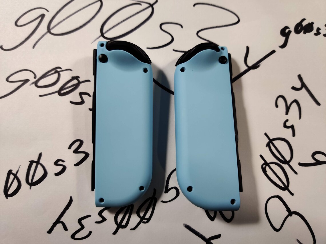 New Custom Light Blue Nintendo Switch FULL CONSOLE - Etsy