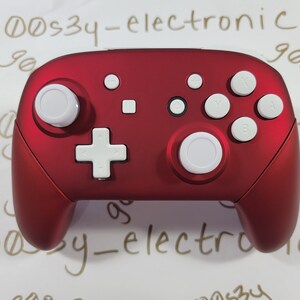 New Nintendo Switch Custom Metallic Red Pro Controller CHOOSE BUTTON ...