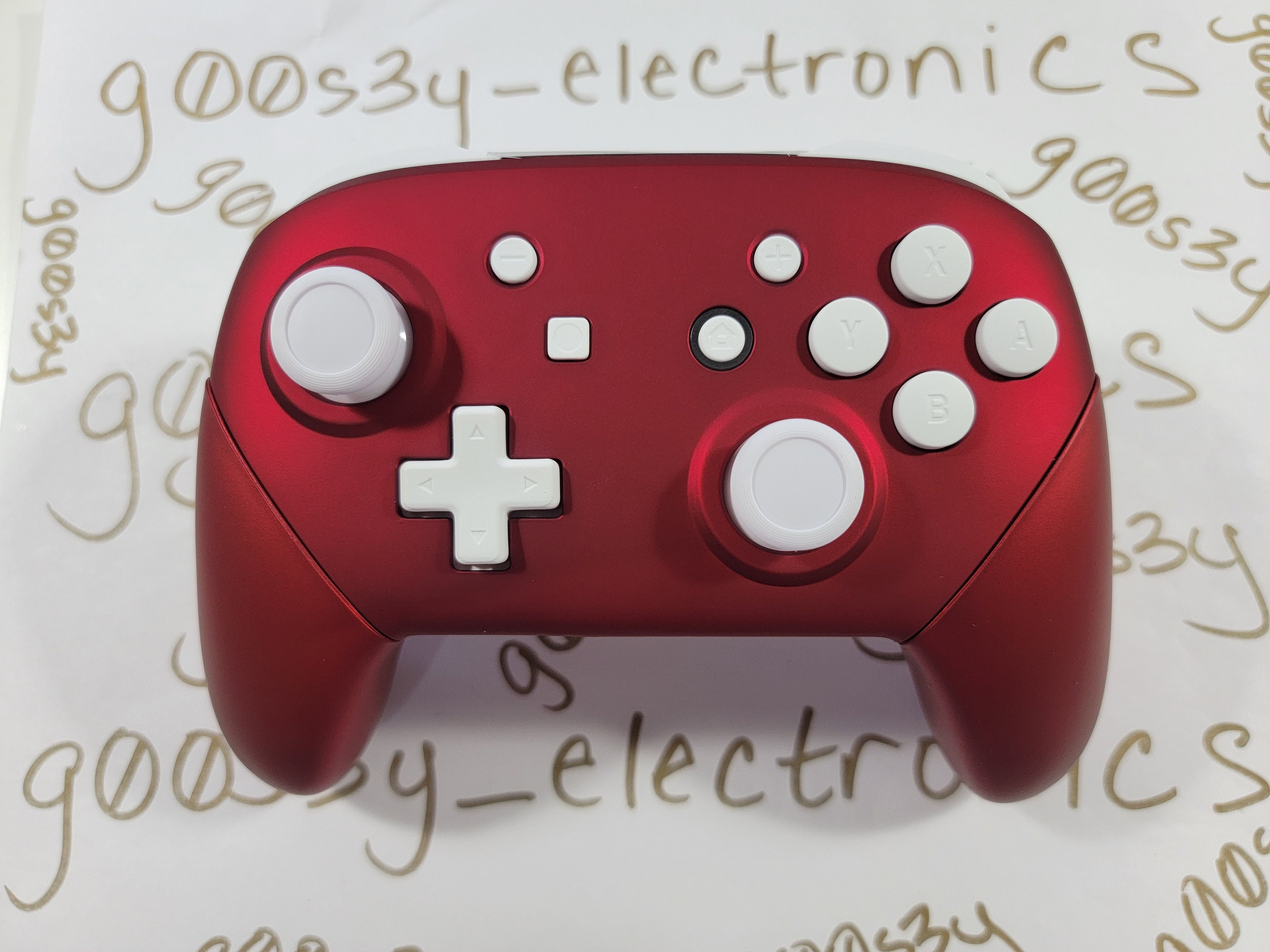 New Nintendo Switch Custom Metallic Red Pro Controller | Etsy