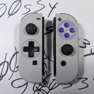 New Nintendo Switch Custom SNES Styled DPAD Joycons and | Etsy
