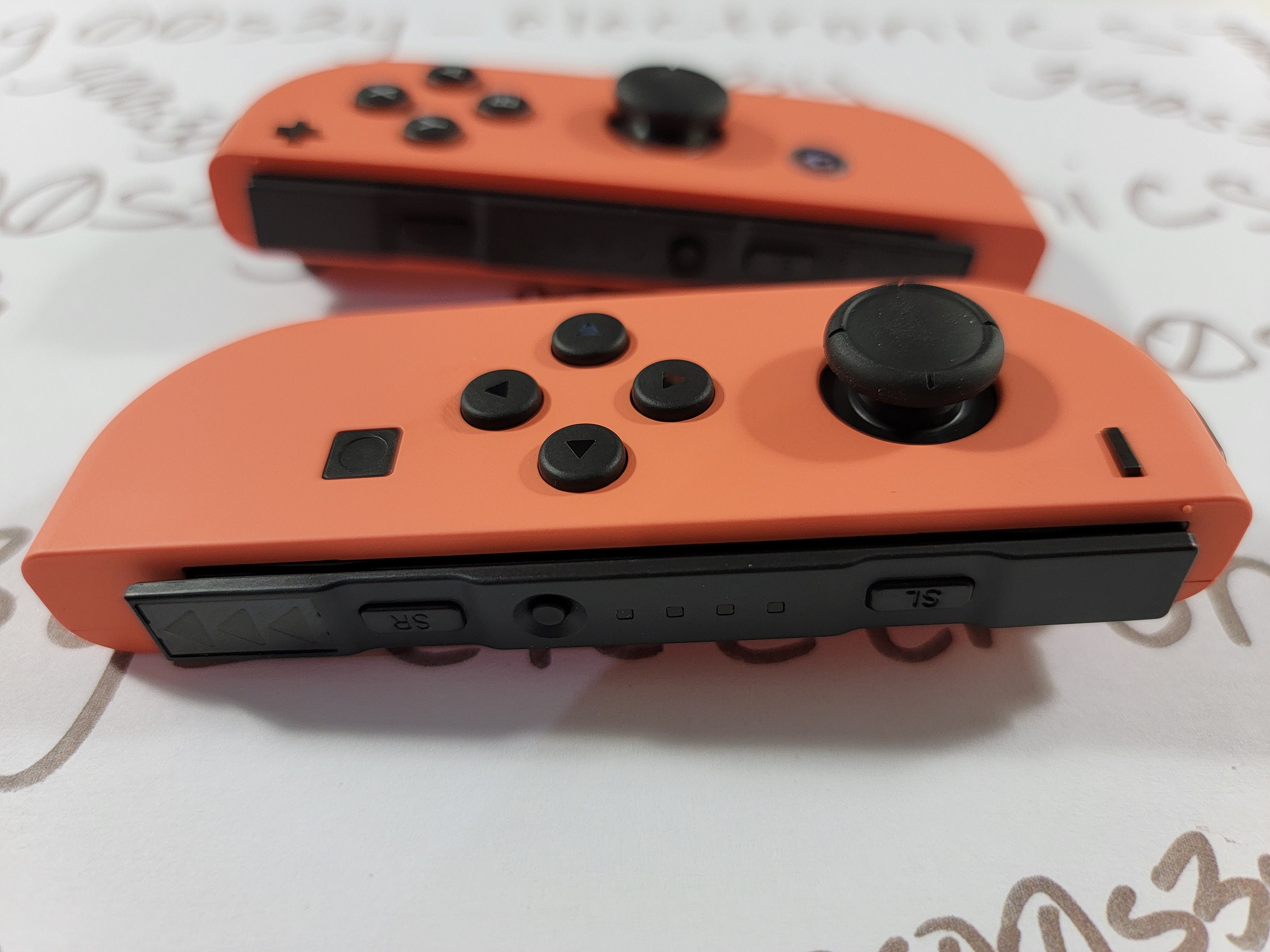 New Nintendo Switch Custom Coral Joycons | Etsy