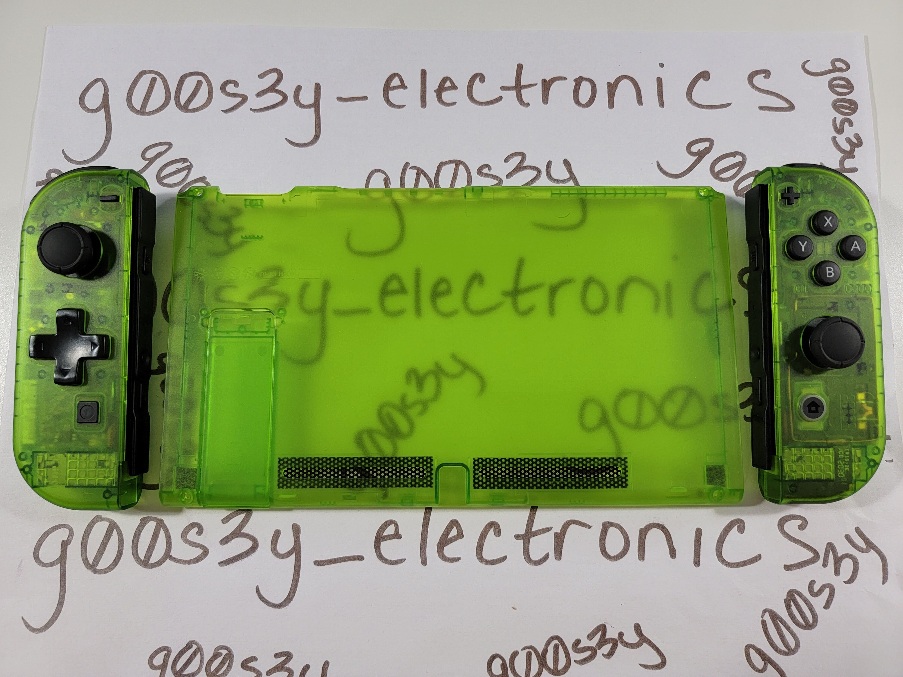 New Nintendo Switch Custom Frosted Green DPAD Joycons and - Etsy