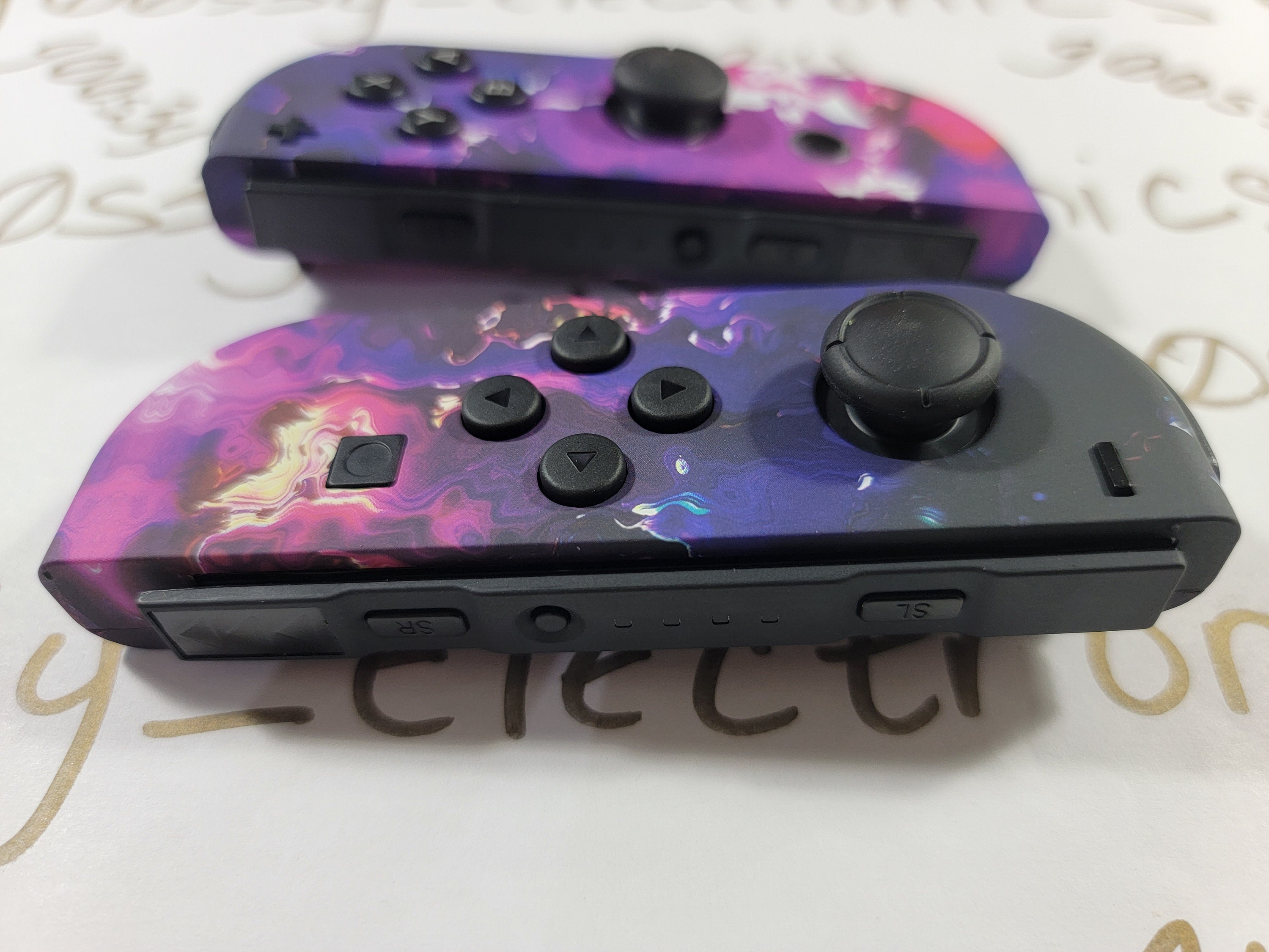 New Nintendo Switch Custom Surreal Lava Styled Joycons and | Etsy