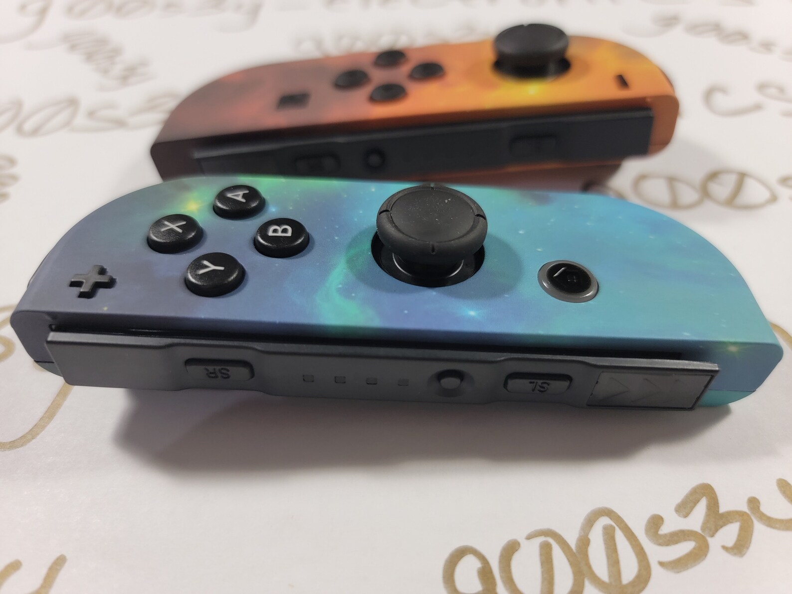 New Nintendo Switch Custom Galaxy Styled Joycons and Backplate - Etsy