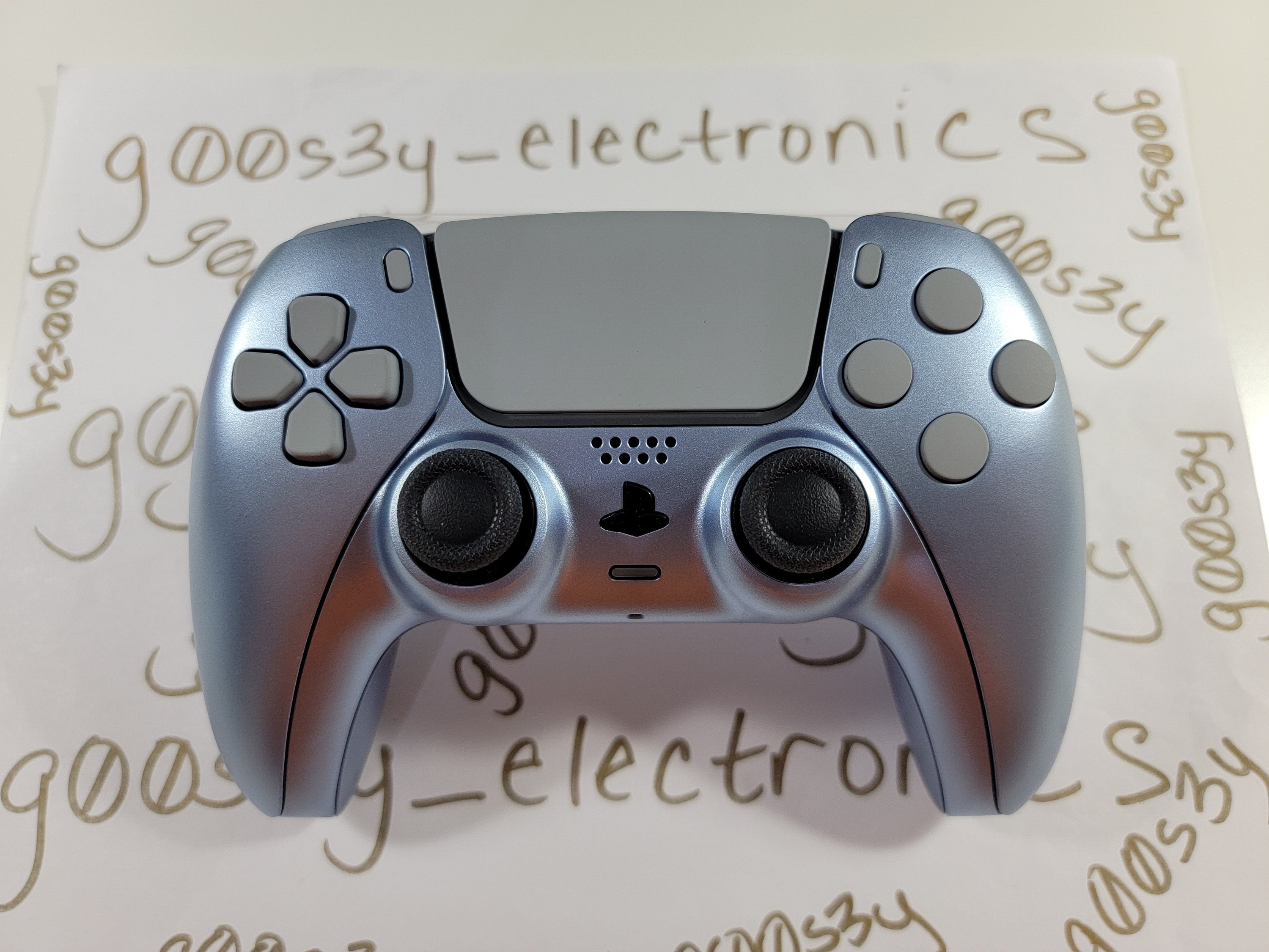 New Metallic Blue Sony PS5 DualSense Wireless Controller with | Etsy