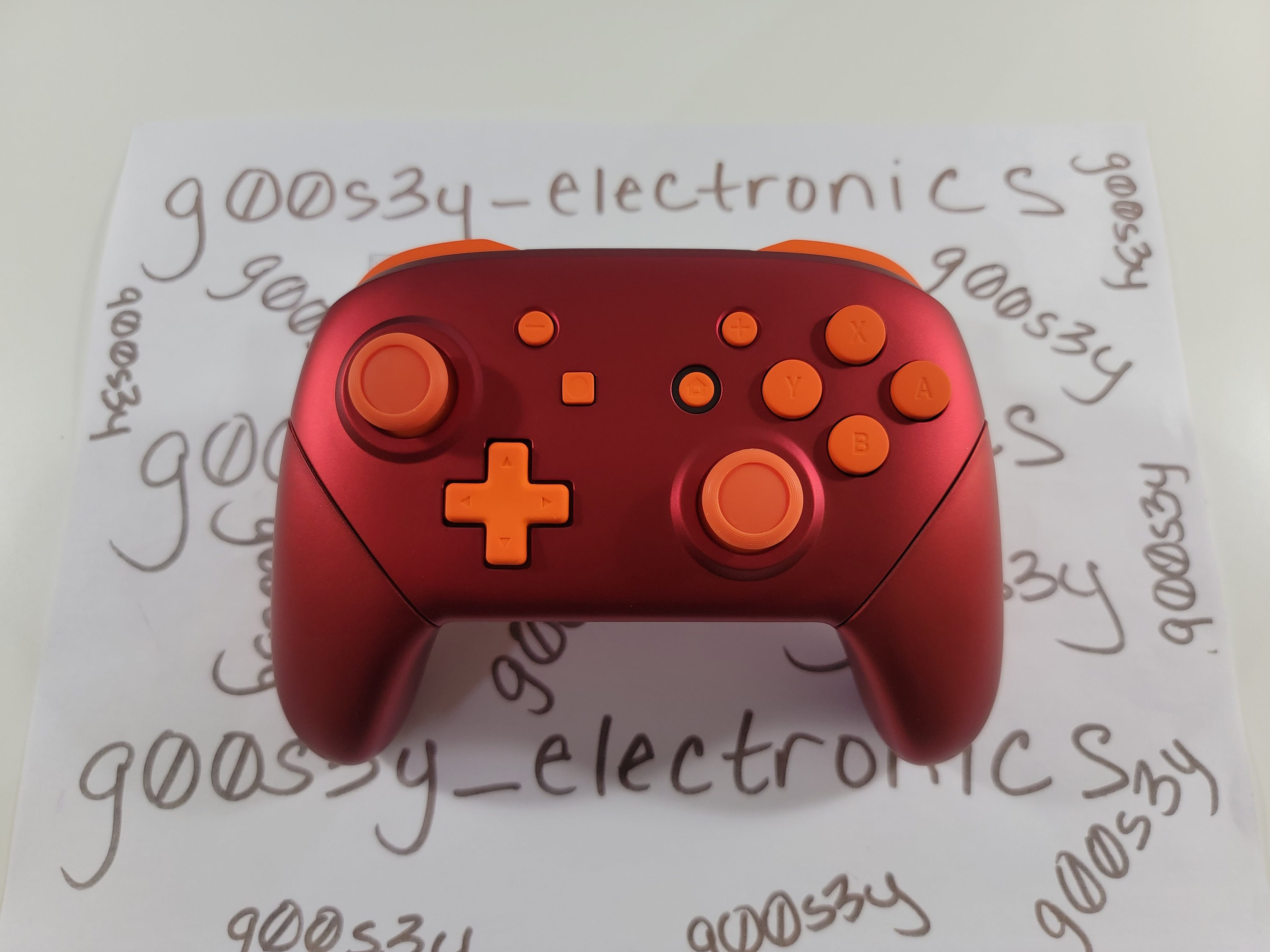 New Nintendo Switch Custom Metallic Red Pro Controller | Etsy