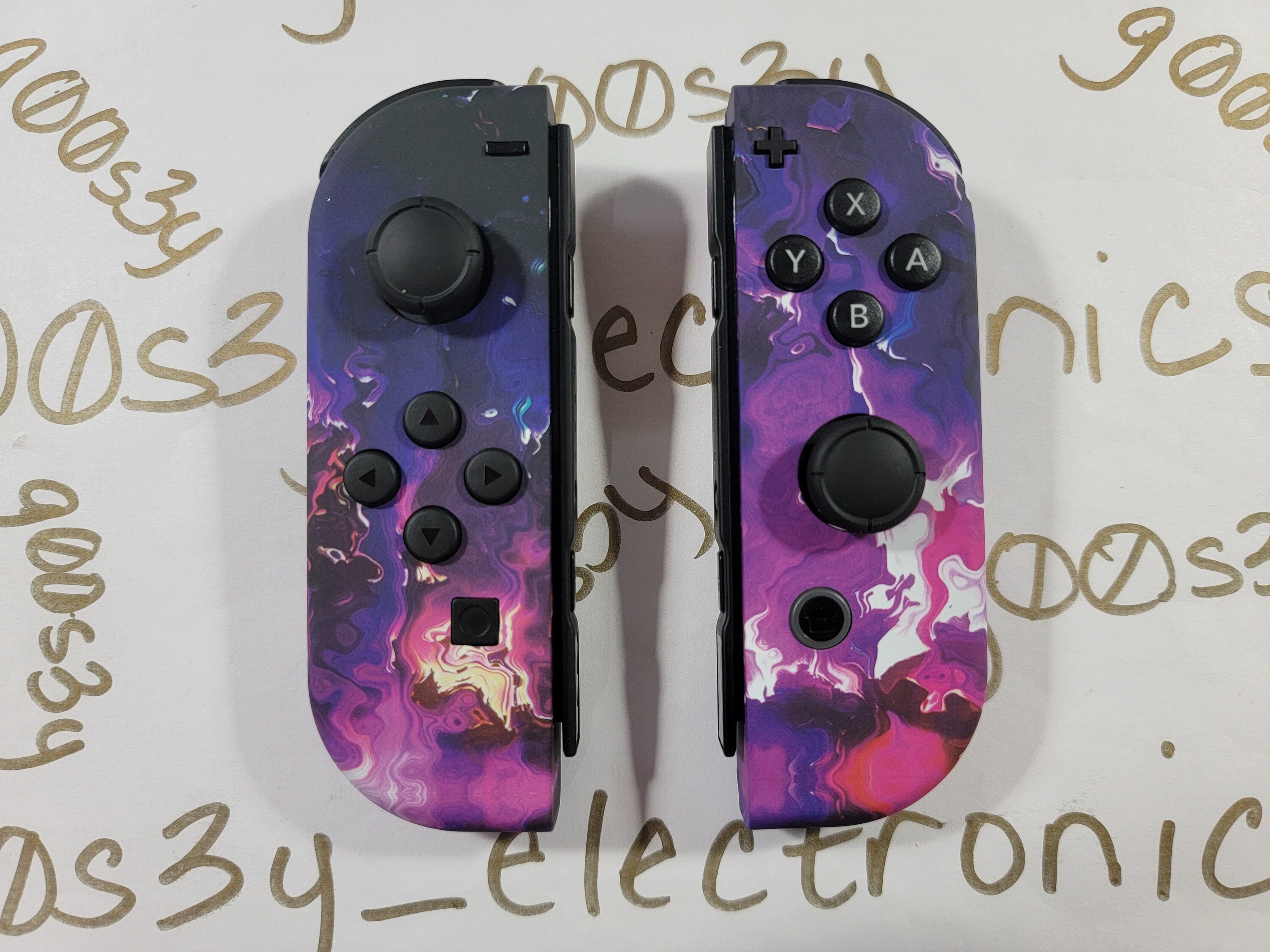 New Nintendo Switch Custom Surreal Lava Styled Joycons and | Etsy