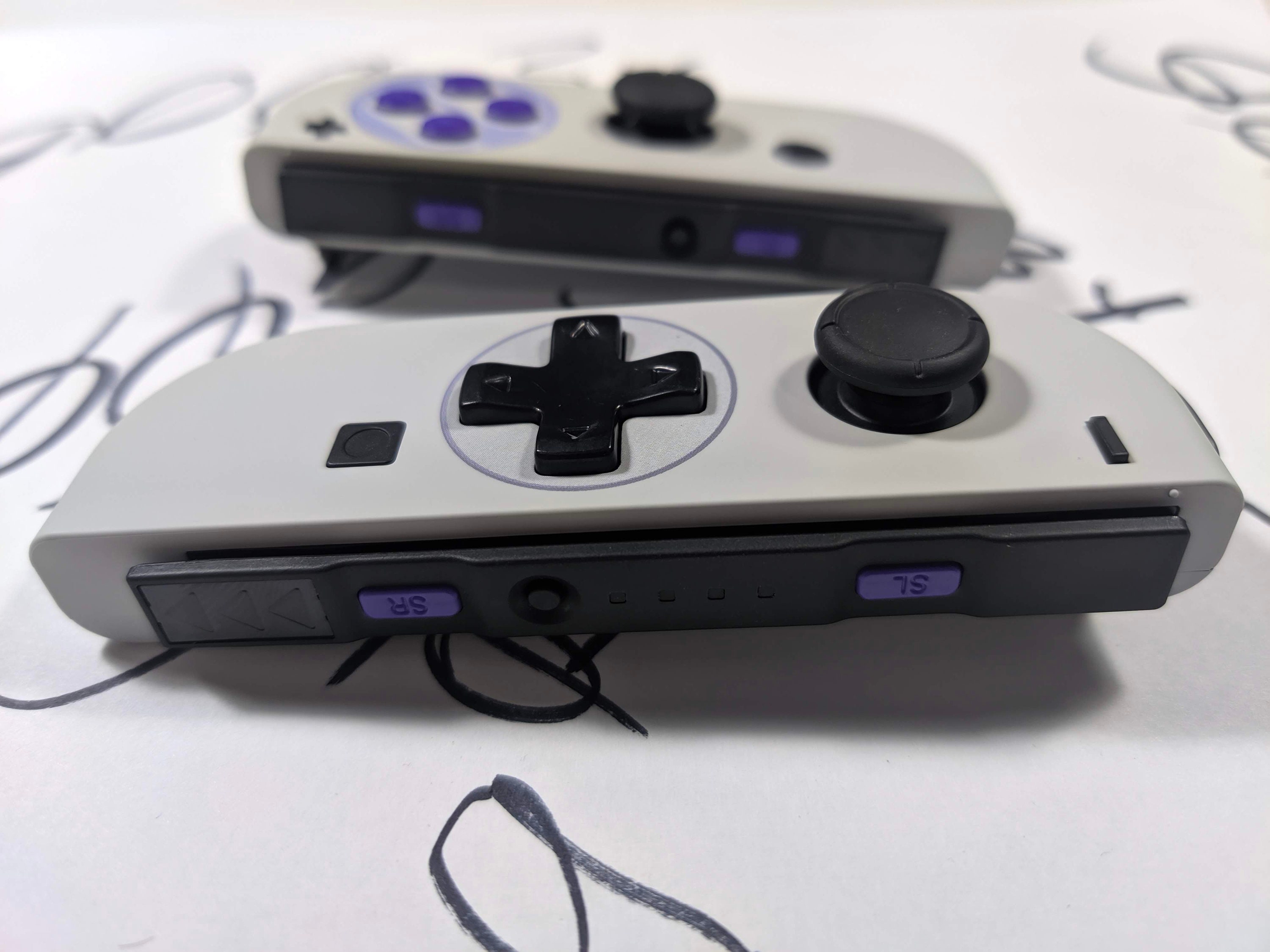 New Nintendo Switch Custom SNES Styled DPAD Joycons and | Etsy