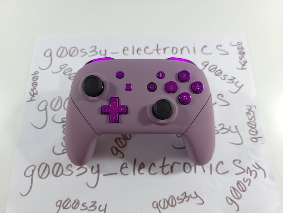 New Nintendo Switch Custom Dark Grayish Violet Pro Controller - Etsy