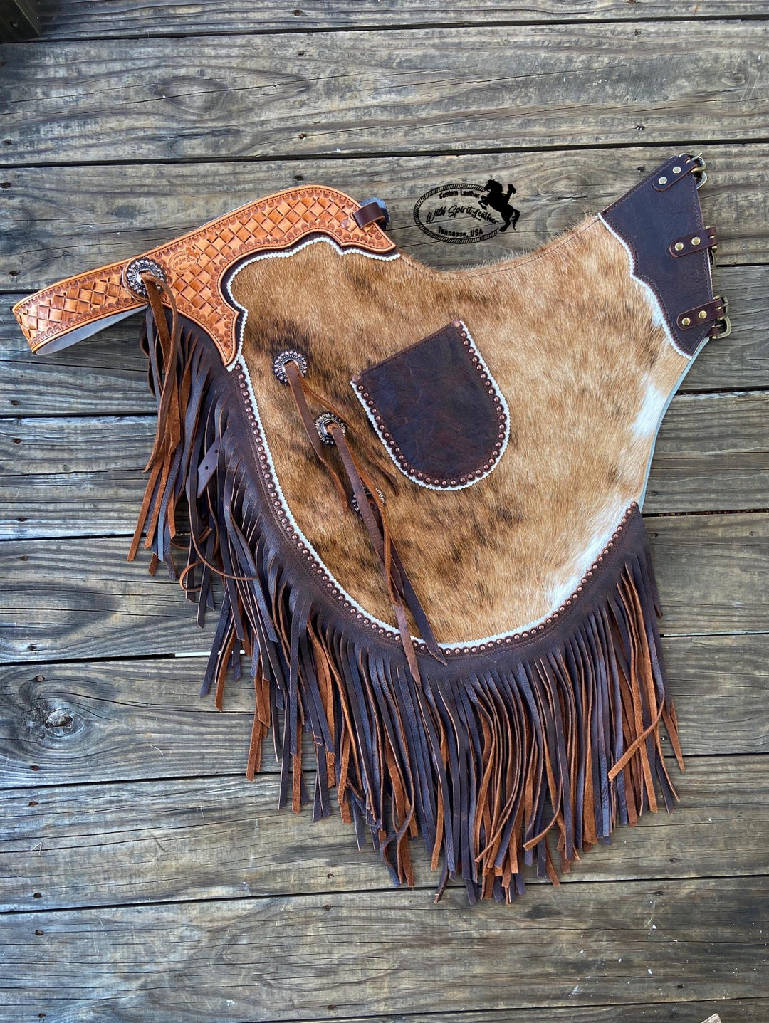 Western Hair on Hide Show Trail Pleasure Chinks Chaps - Etsy