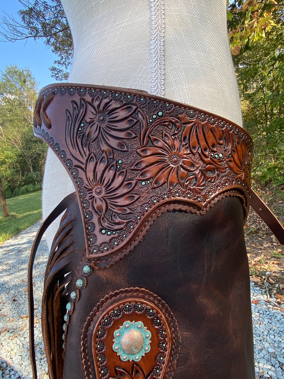 Custom Western Show Work Pleasure Chinks/chaps - Etsy