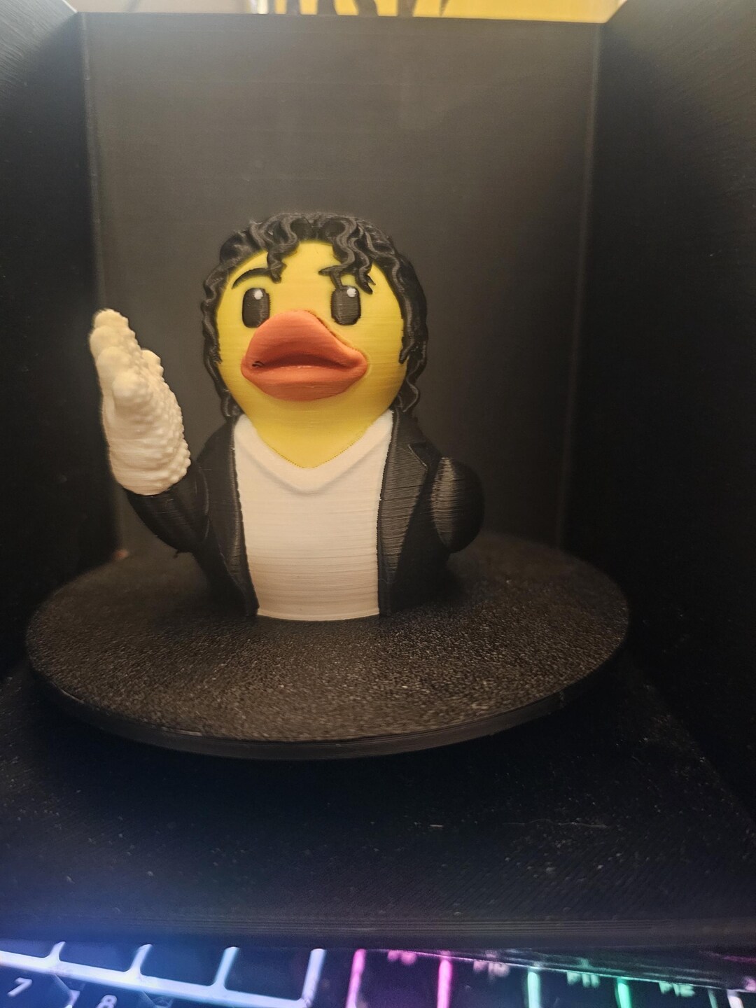 King of Quack” 3D Printed Duck – Pop Legend Tribute Collectible ...