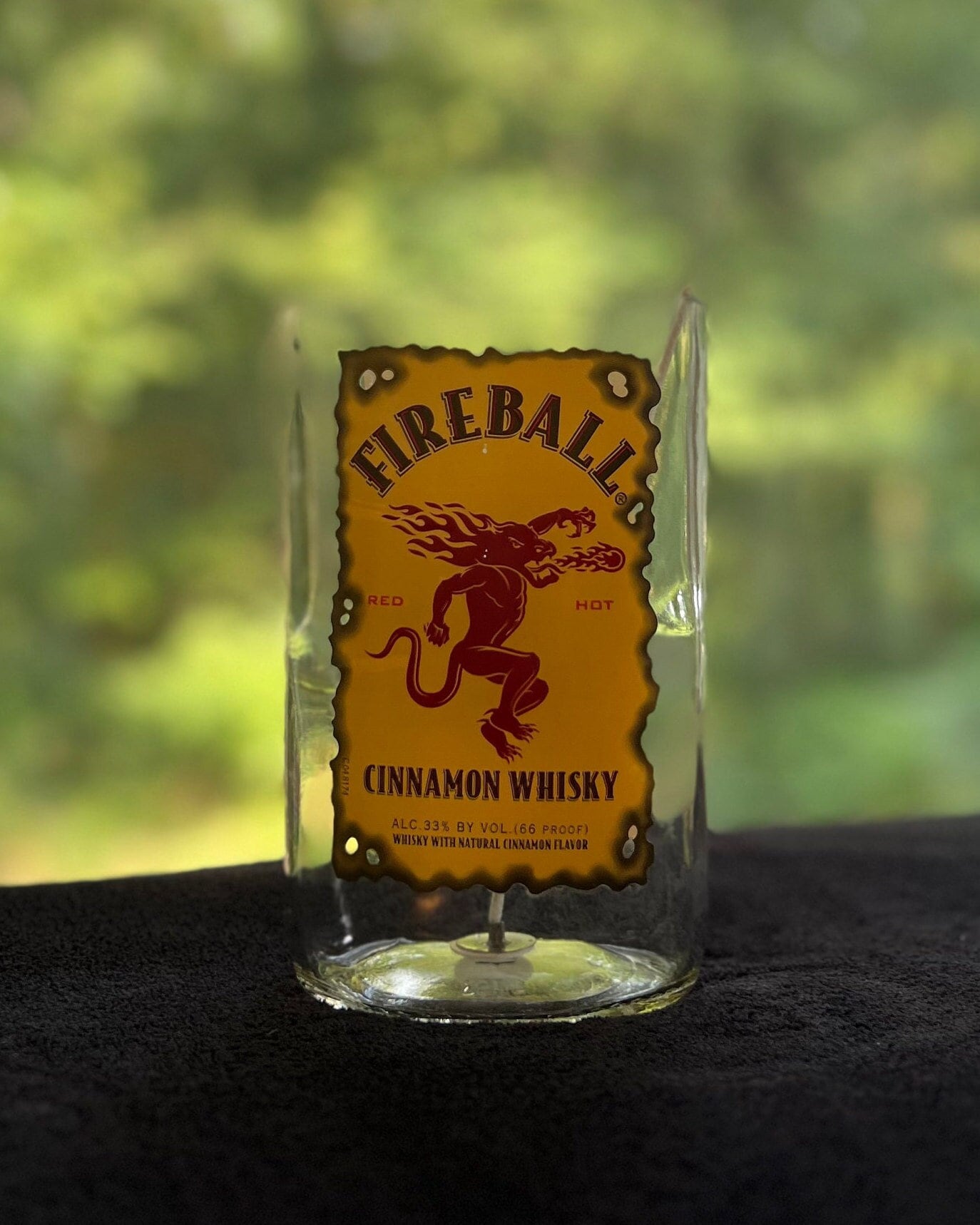 Fireball Cinnamon Whiskey Liquor Bottle Candle. Liter Size. - Etsy