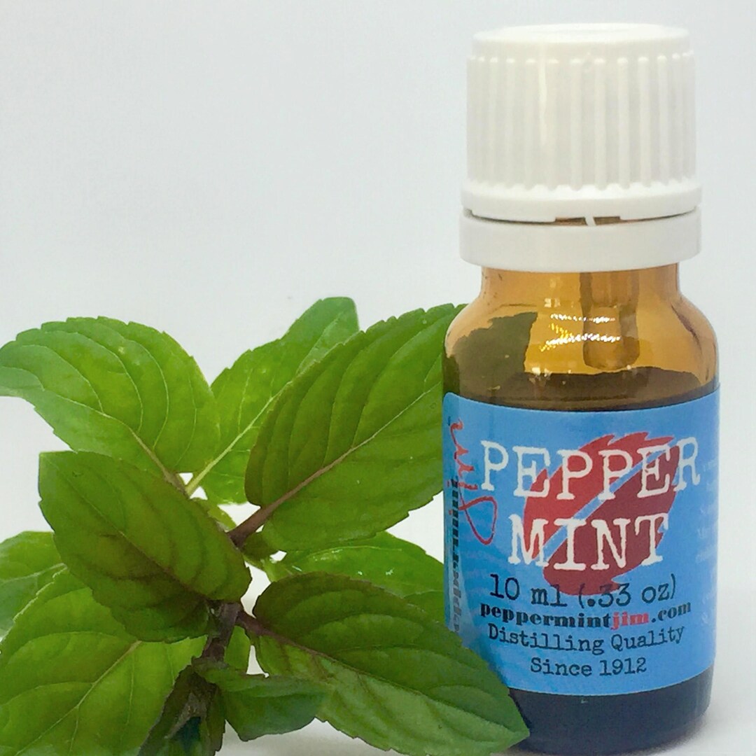 10ml 100% Pure Peppermint Essential Oil, Undiluted, Raw, Farm Grown ...