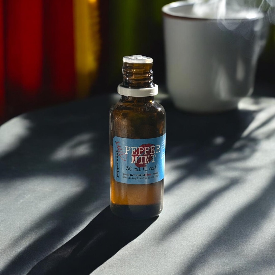 100% Pure Peppermint Essential Oil, Undiluted, Raw, Farm Grown ...