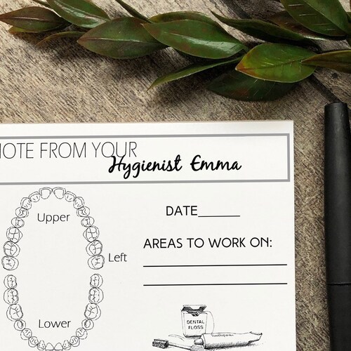 Dental Hygienist Kids Note Pack of 4 Pads Generic - Etsy