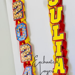 Pikachu Kinder Graduation Lei, Character Leis - Etsy