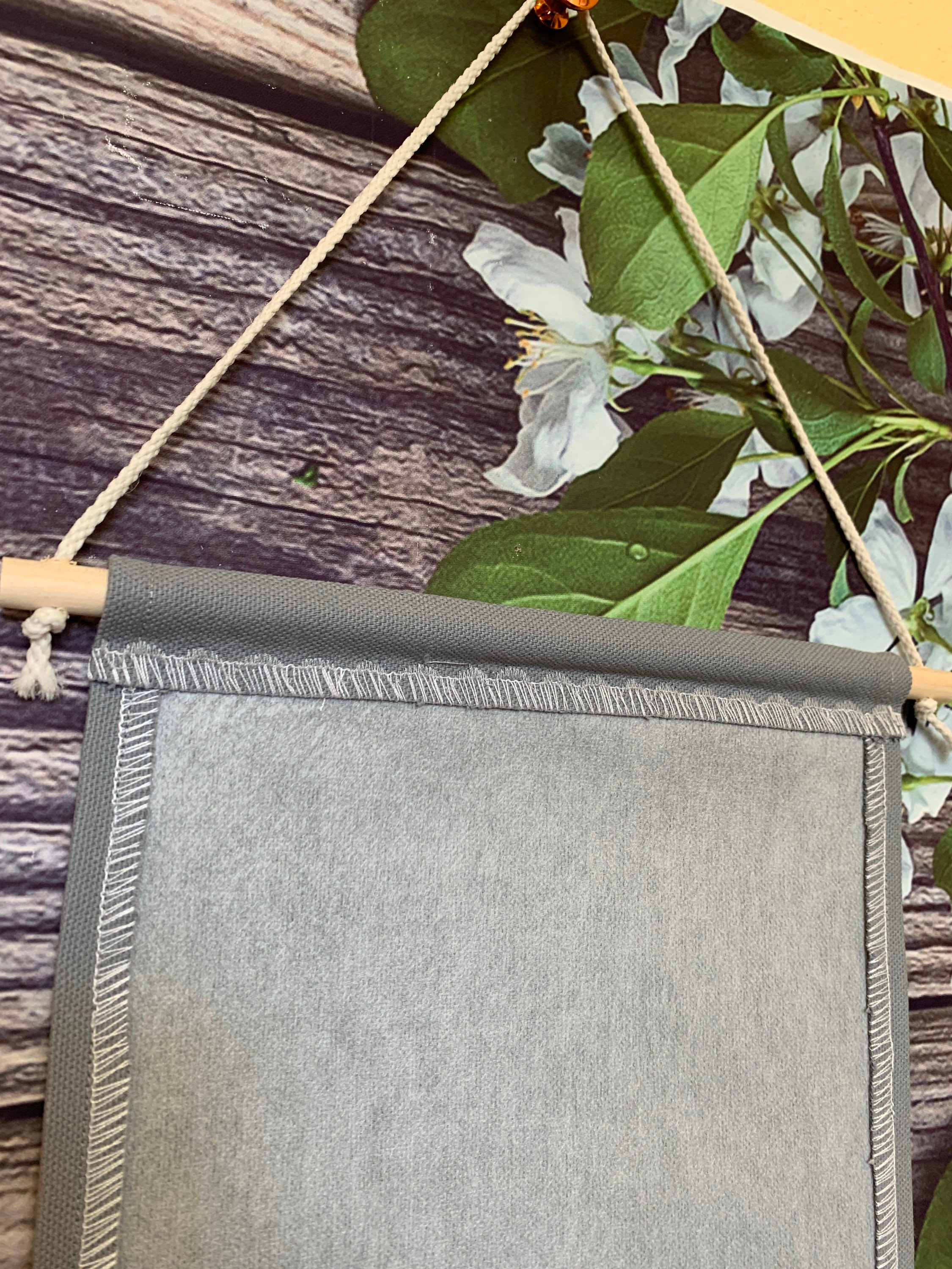 Pin Banner / Unique Pin Pennant / Handmade Blank Canvas Banner - Etsy