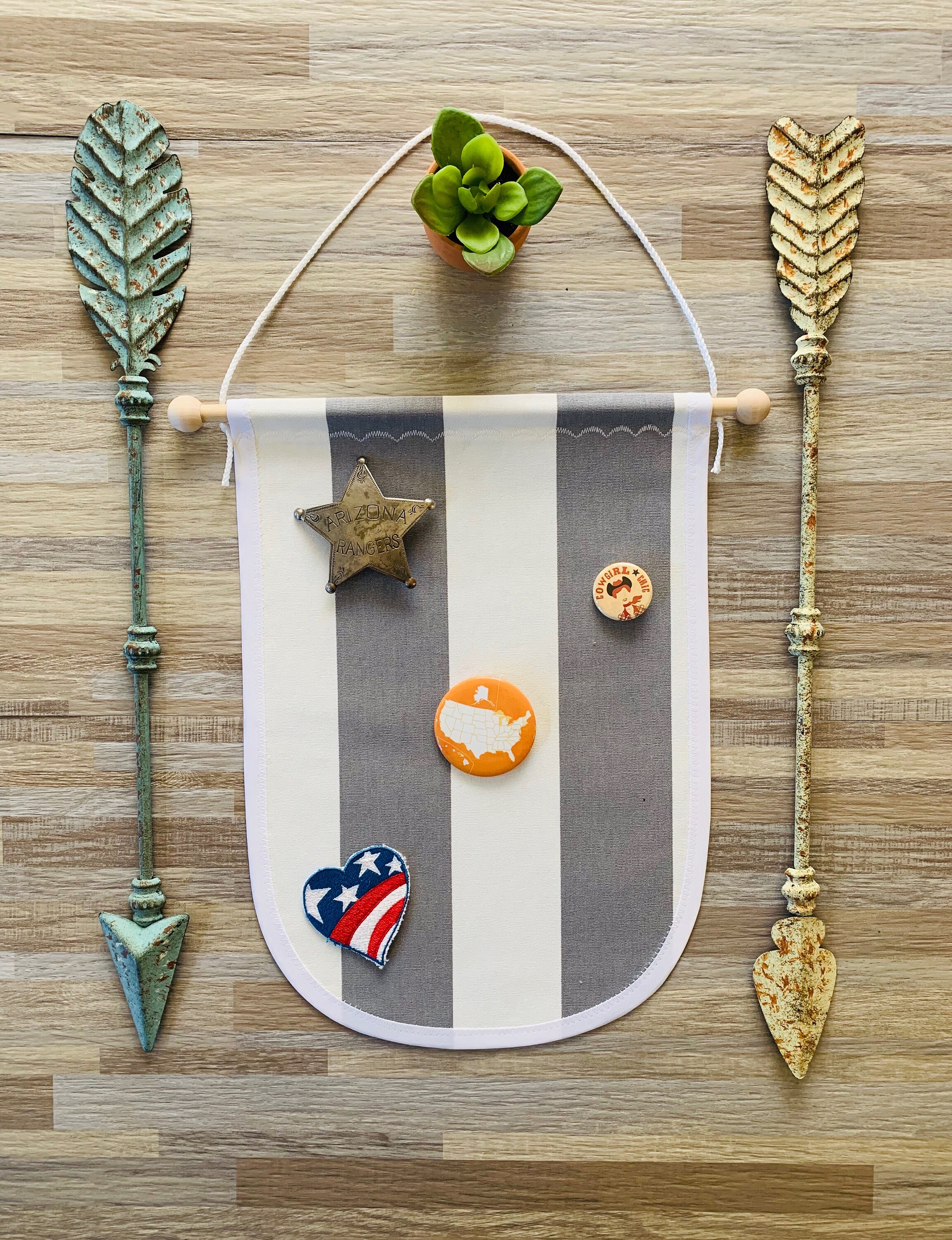 Sale 14 X 10 Large Banner Pin Badge Display Blank | Etsy