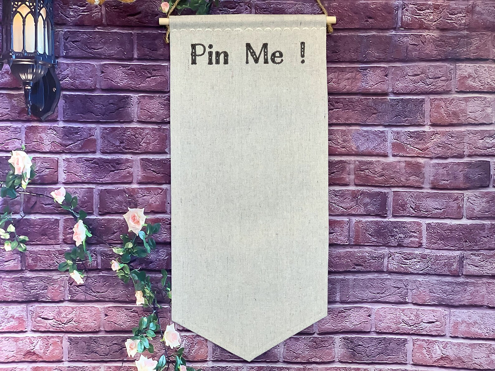 Enamel Pin Banner With Embroidered pin Me Message - Etsy