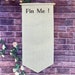 Enamel Pin Banner With Embroidered pin Me Message - Etsy
