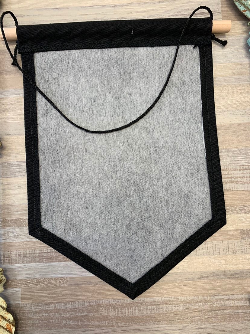 Black Blank Canvas Banner Wall Banner to Collect Badges and - Etsy