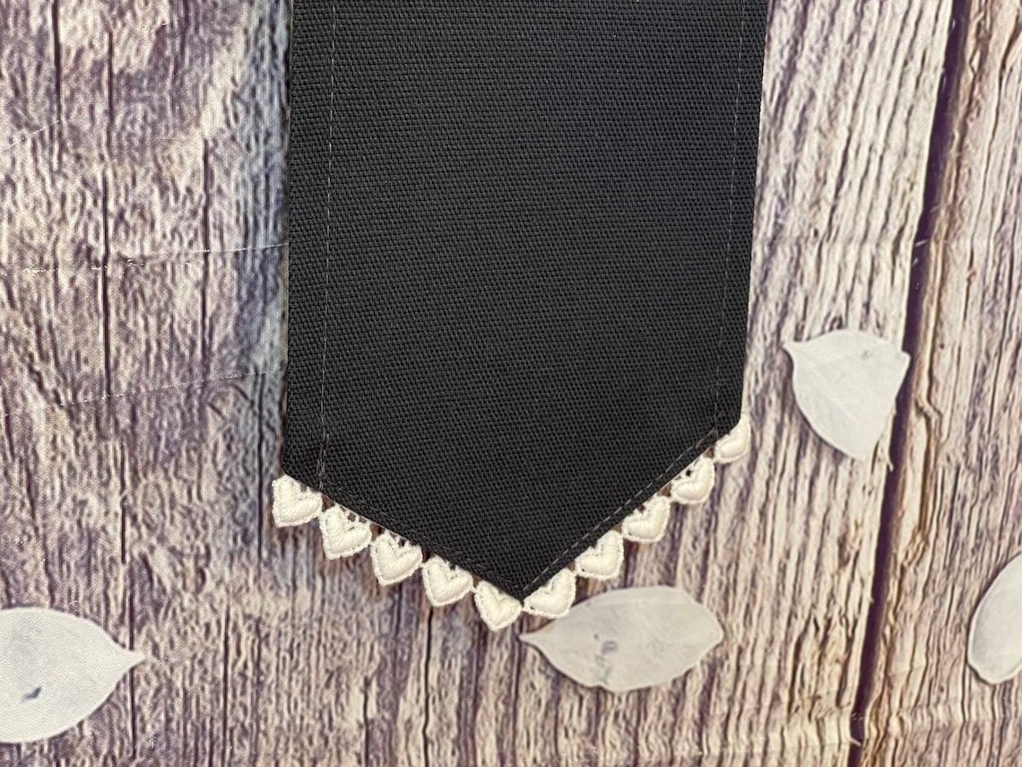 Tall Pin Banner in Charcoal With Decorative Trim to Display Pin ...