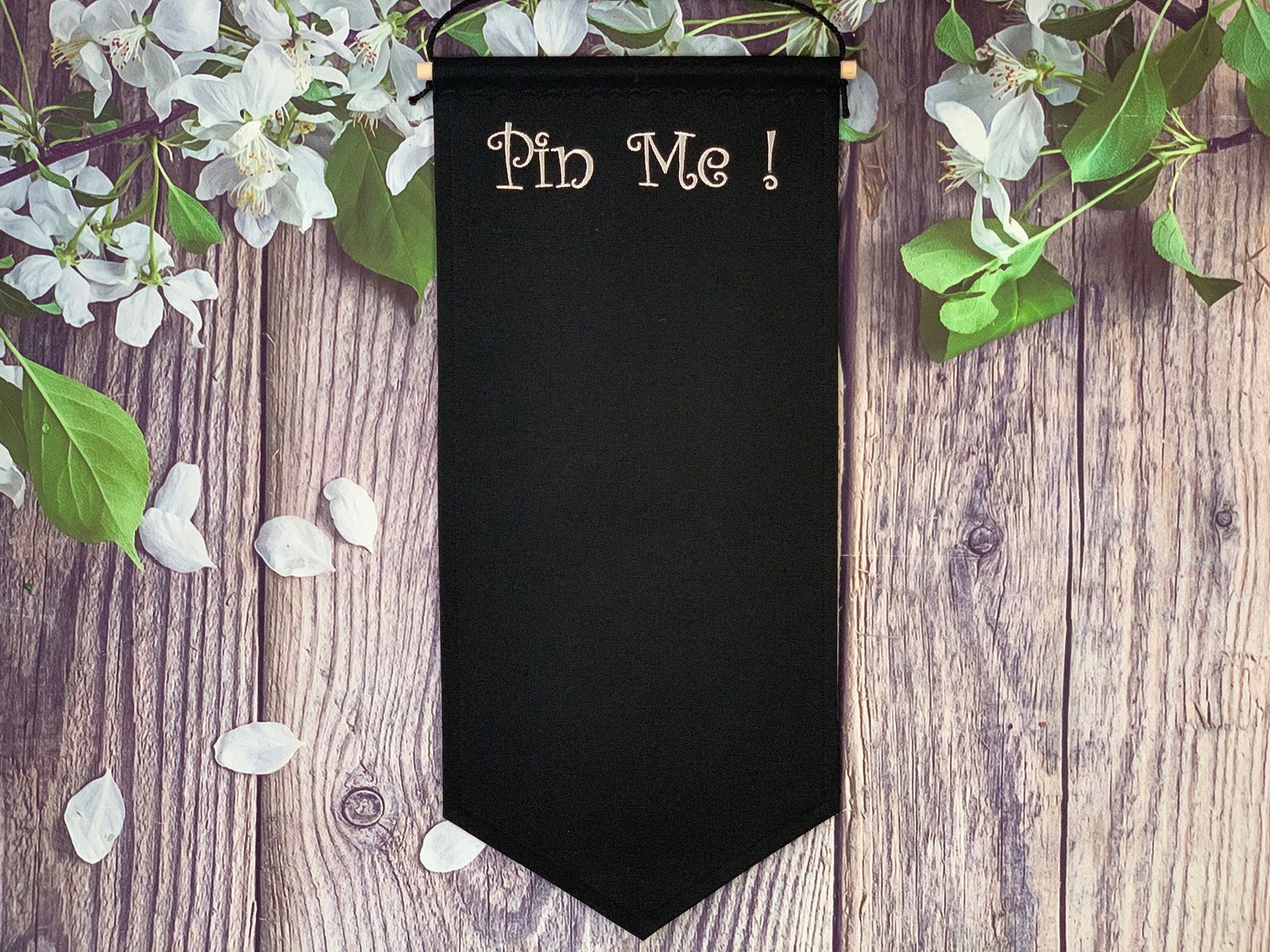 Enamel Pin Banner With Embroidered pin Me Message - Etsy