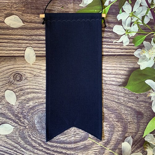 Swallow Tail Design Blue Canvas Banner Wall Pin Pennant - Etsy