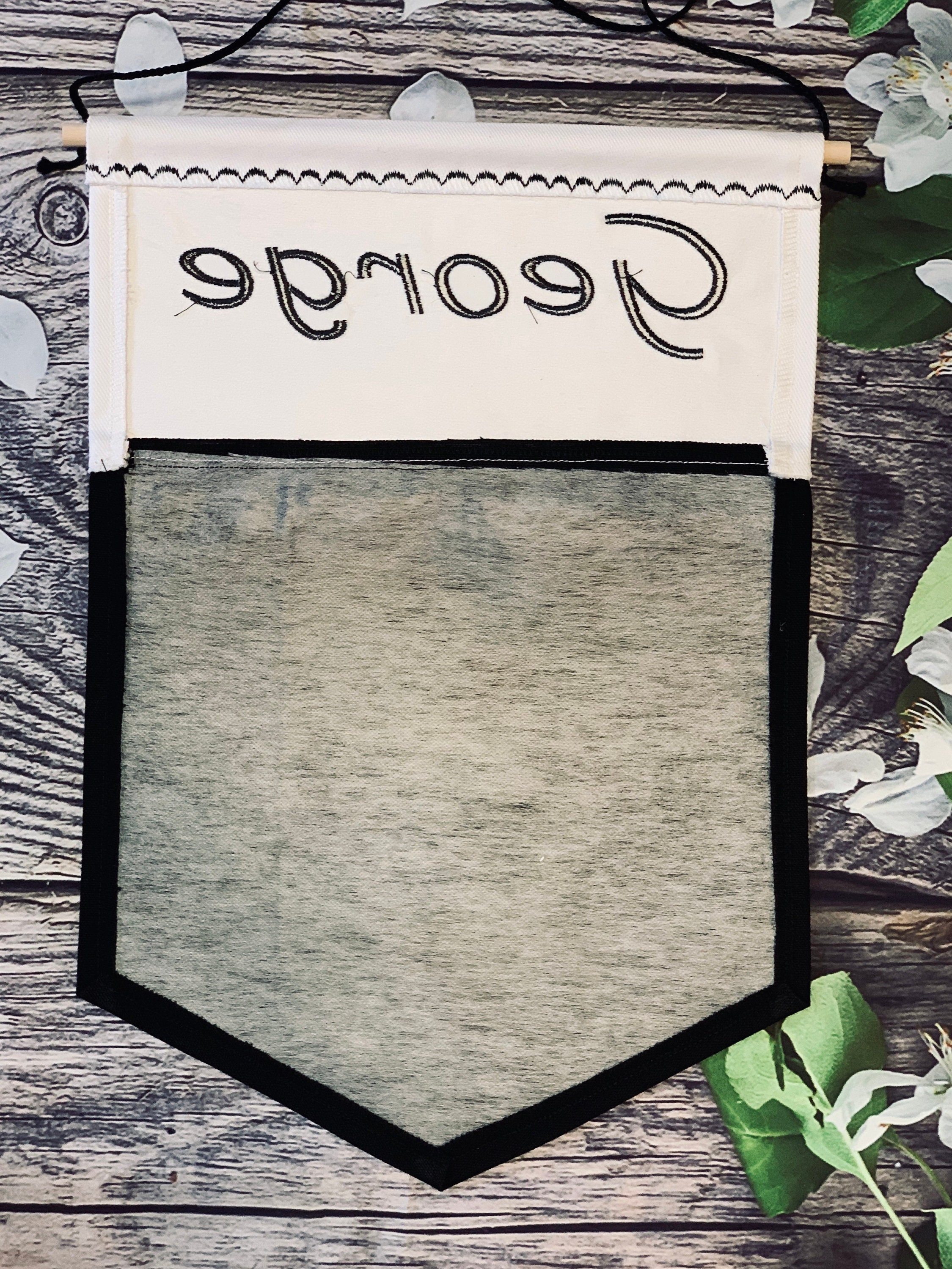 Enamel Pin Banner Pin Pennant Personalized Pin Banner With - Etsy