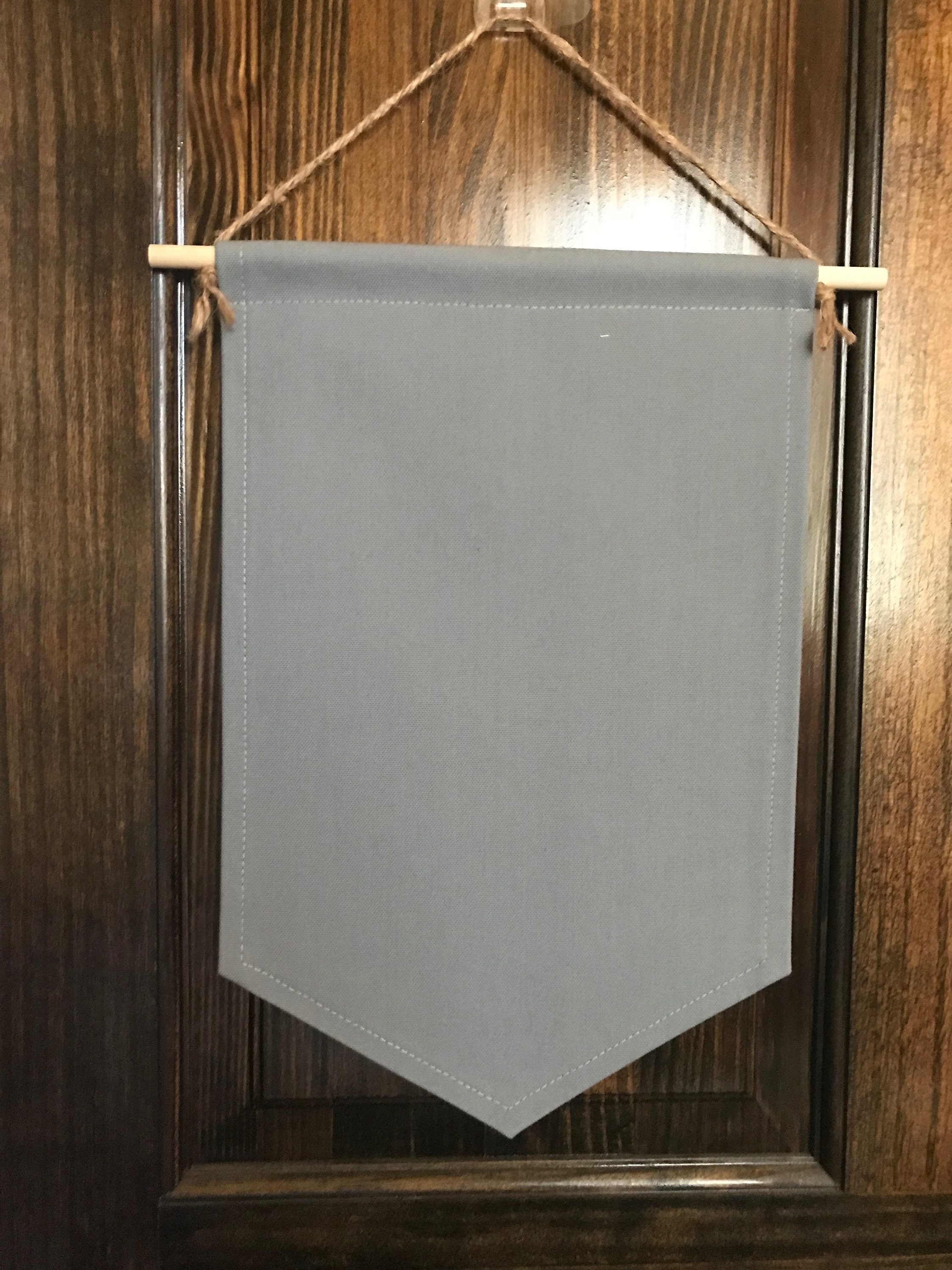 Large Grey Hanging Wall Banner /blank Grey Banner/room - Etsy