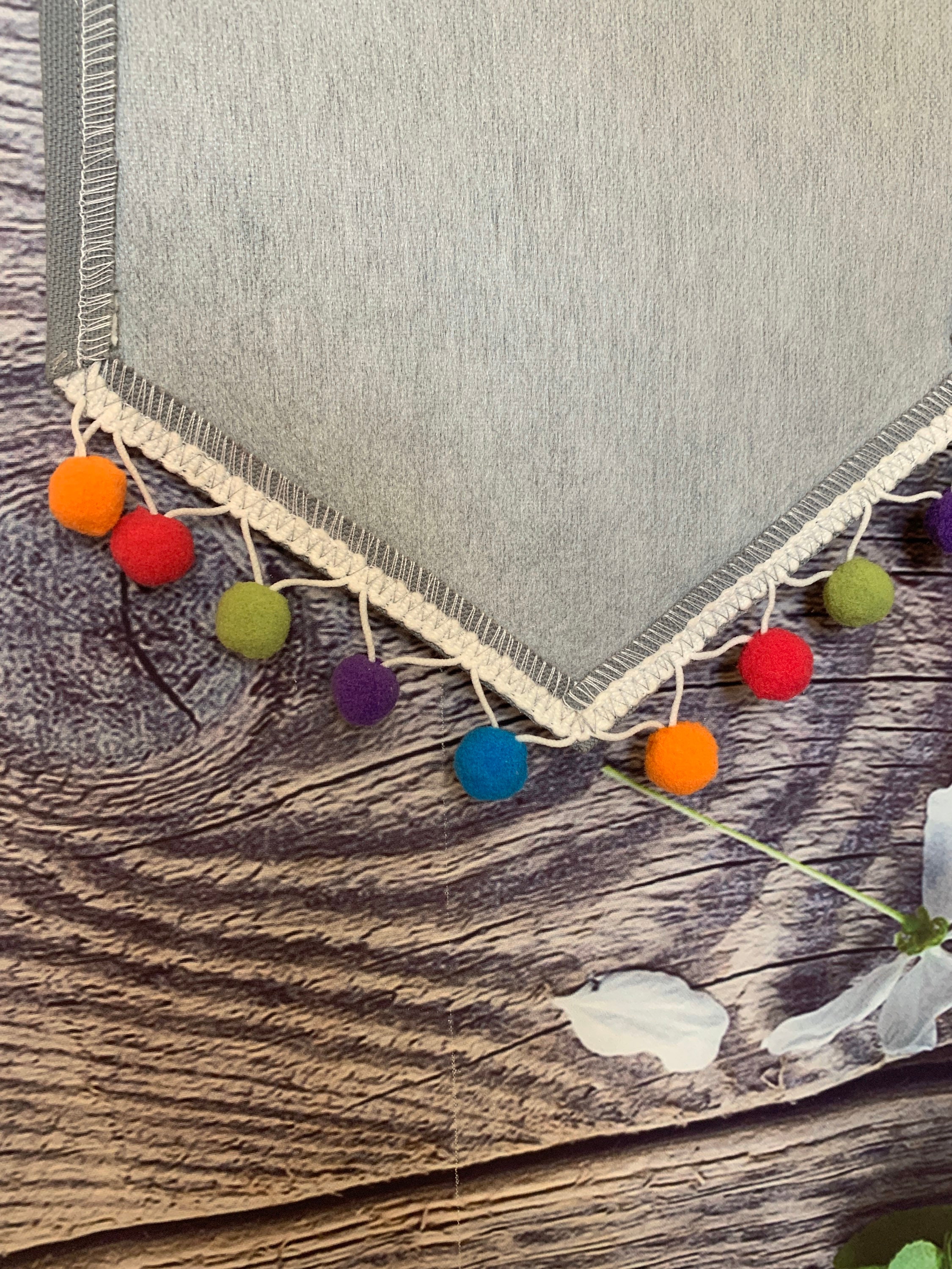 Pin Banner / Unique Pin Pennant / Handmade Blank Canvas Banner - Etsy