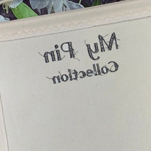 Pin Banner / Unique Pin Pennant / Handmade Pin Pennant With Custom ...