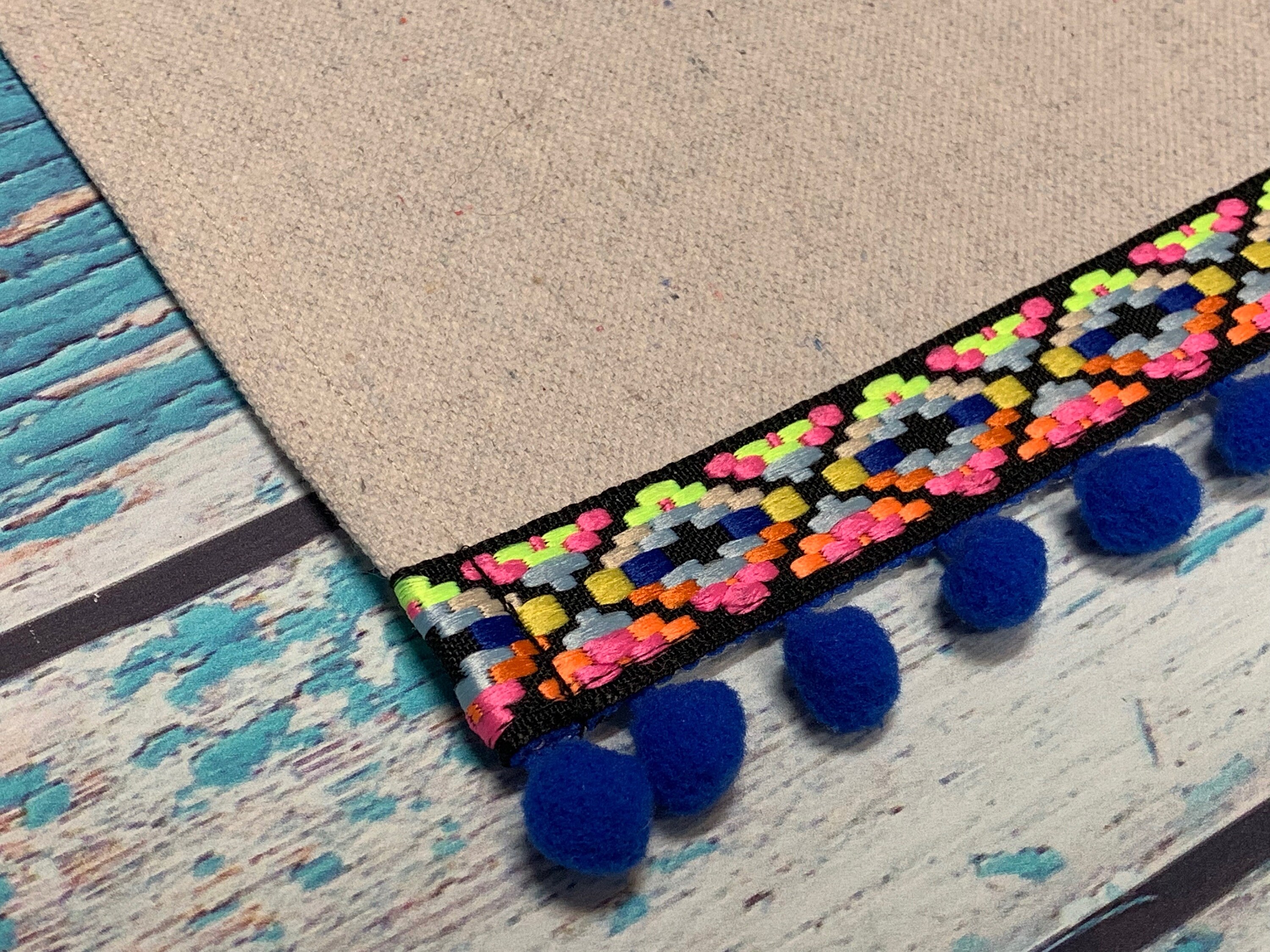 Pin Banner / Unique Pin Pennant / Handmade Blank Canvas Banner - Etsy