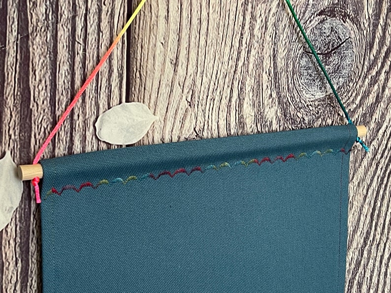 Pin Banner / Unique Pin Pennant/ Handmade Blank Canvas Banner | Etsy