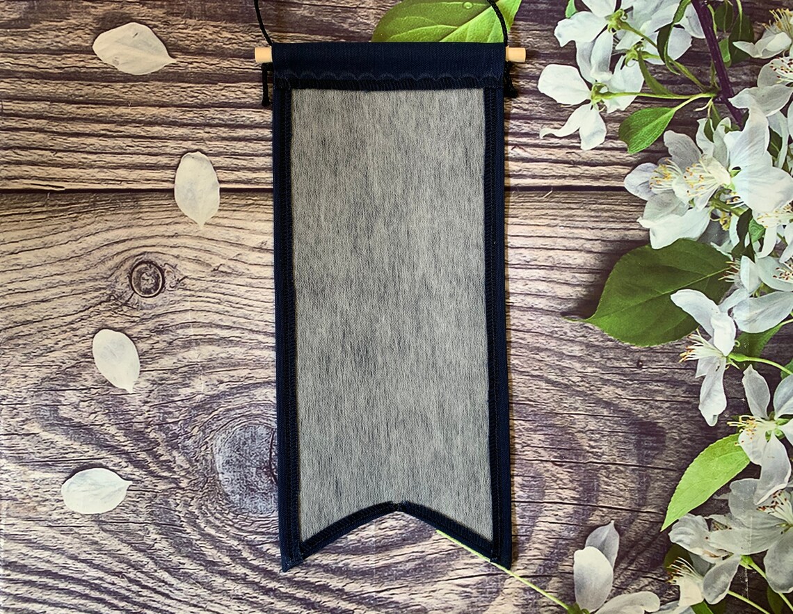 Swallow Tail Design Blue Canvas Banner Wall Pin Pennant | Etsy