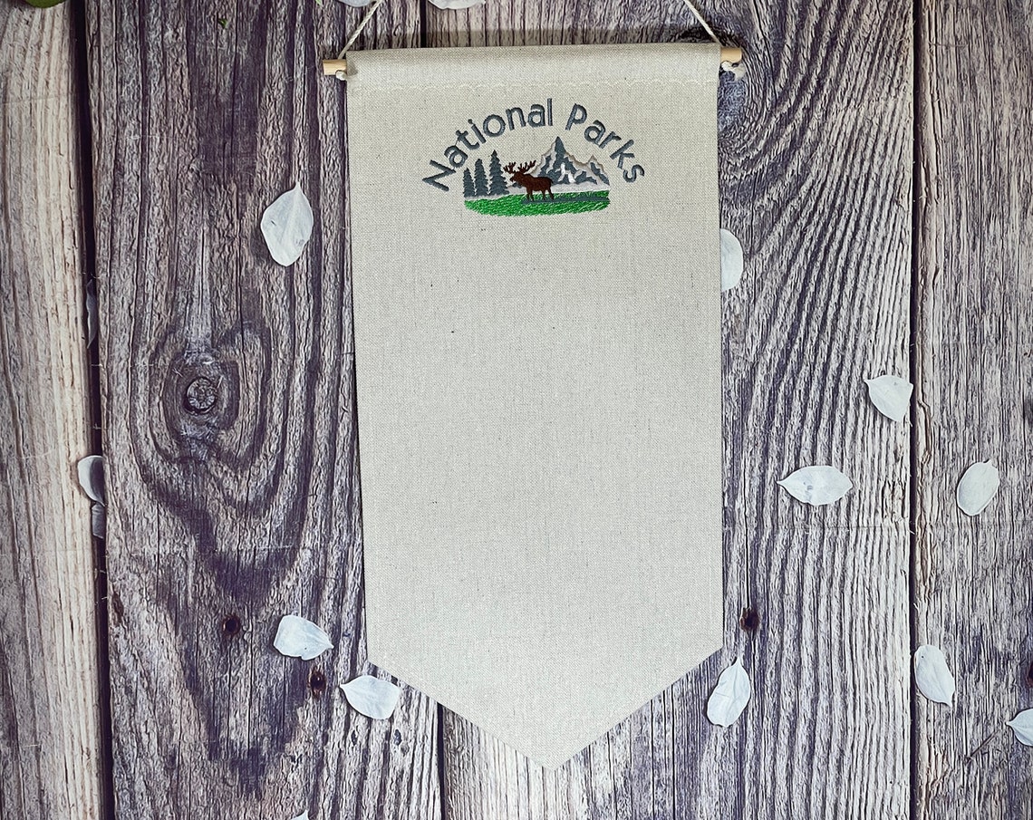 Personalized Canvas Banner /custom Embroidered Banner / - Etsy