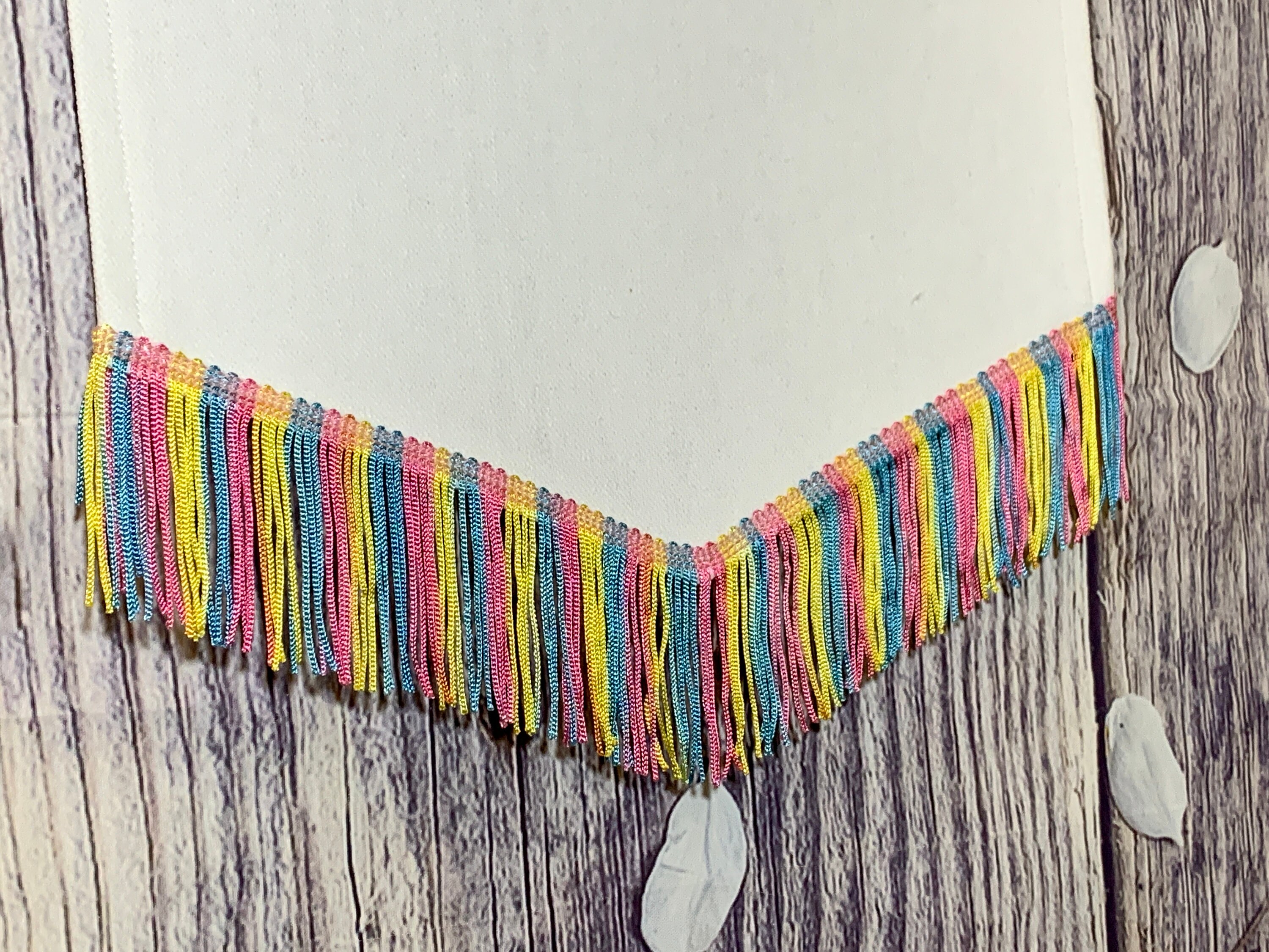 Enamel Pin Banner With Embroidery And Lace Tassel Trim Canvas | Etsy