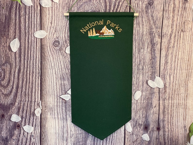 Personalized Canvas Banner /custom Embroidered Banner / - Etsy