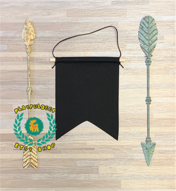 Swallow Tail Design Blank Black Canvas Banner Wall Banner to | Etsy