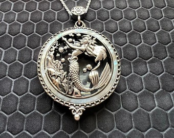 Mermaid Locket - Etsy