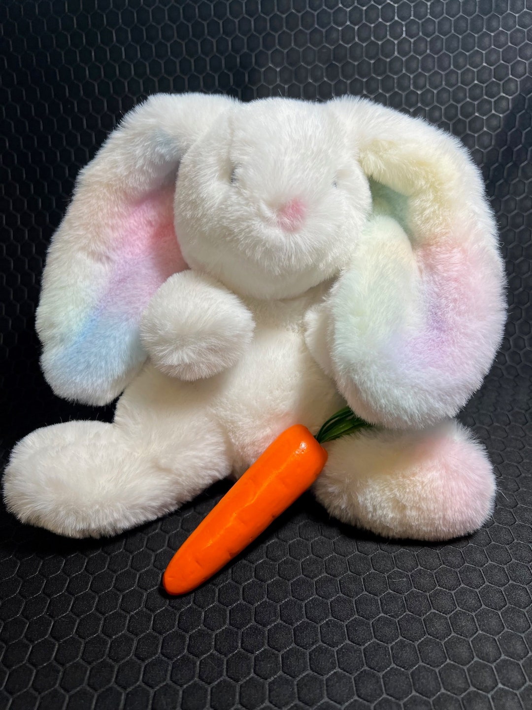 Ms. Rainbow Bunny Stuffed Animal - Etsy