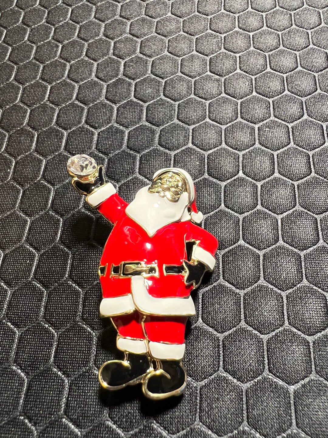 Santa Brooch for Christmas - Etsy