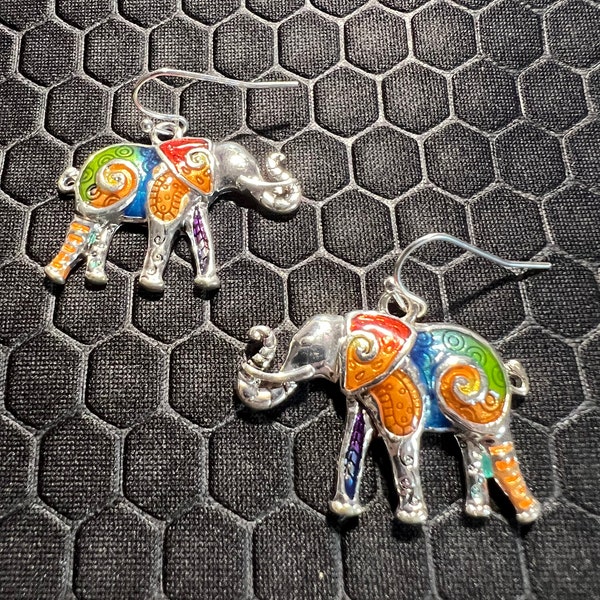 Elephant Earrings - Etsy